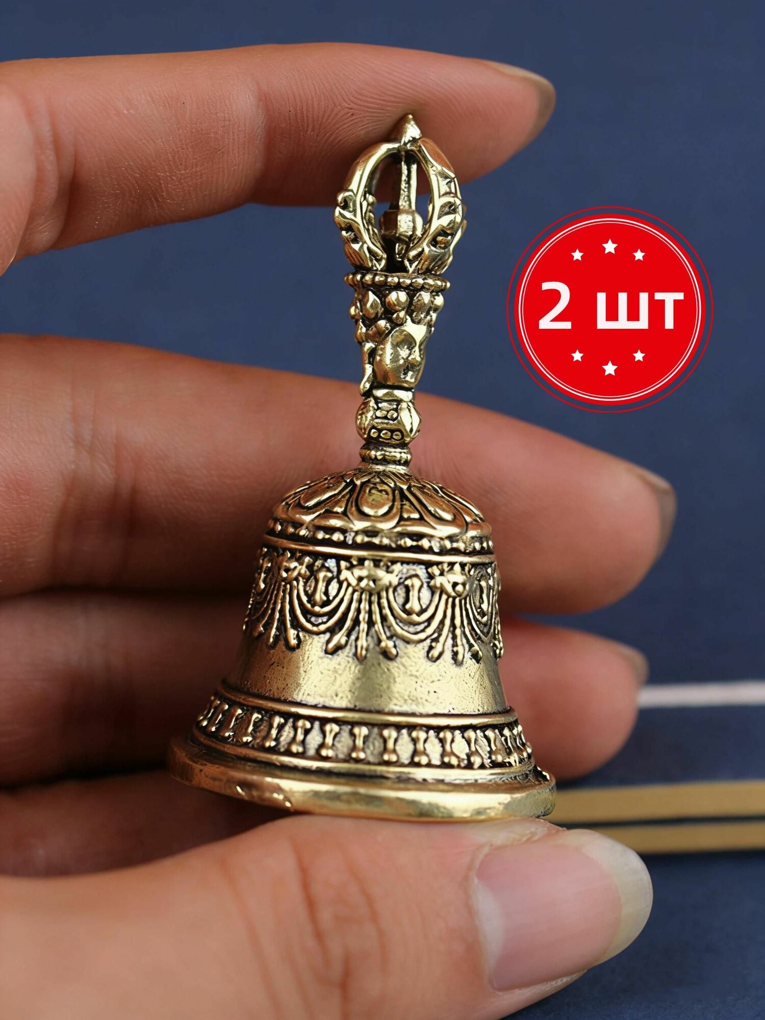 5/4/3/2/1шт Латунный колокол колокольчик ветра