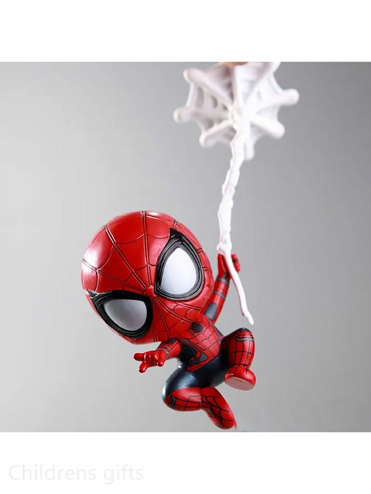 Аниме hand-made Heroes Return Q версия слинга модель украшения Человека-паука в виде игрушки