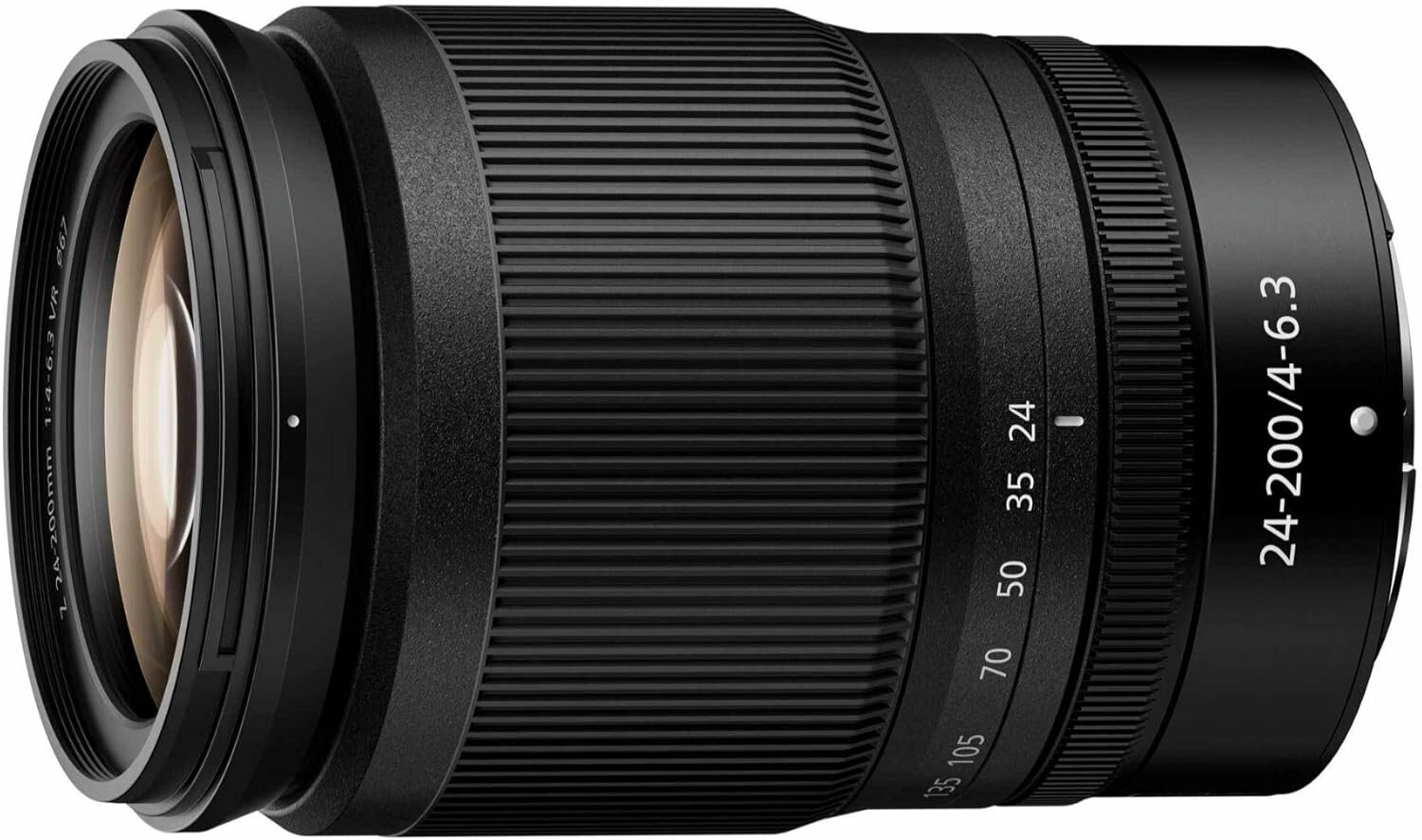 Объектив Nikon 24-200mm f/4-6.3 VR для Nikkor Z, с стабилизацией, черный