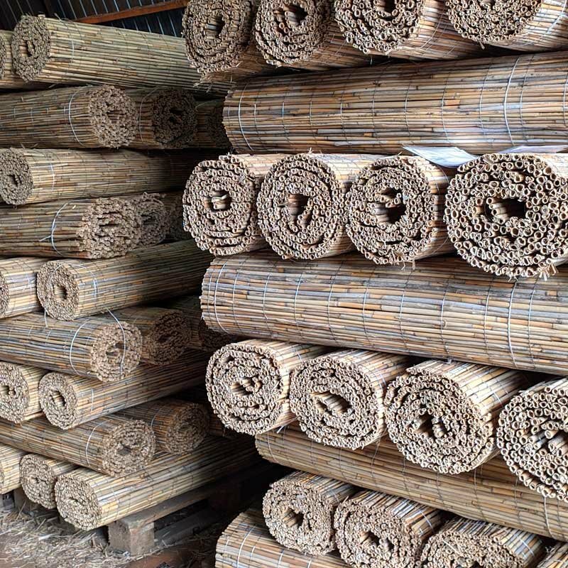 Тростниковый мат 1х3м. рулонный.