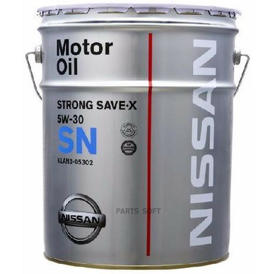 Масло моторное NISSAN SN STRONG SAVE X 5W-30, от официального дистрибьютора, NISSAN, артикул KLAN505302