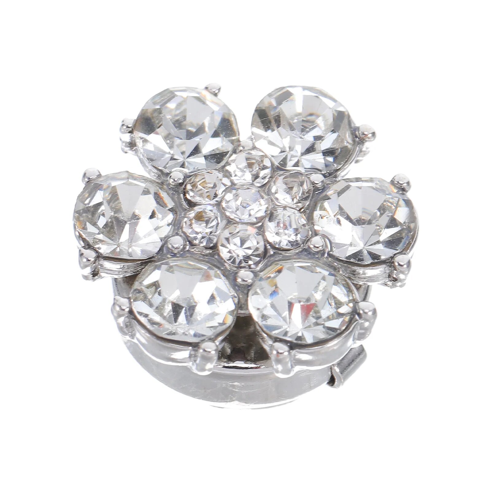 Хрустальный цветок, пуговица, большие стразы, украшение для костюма, пальто, куртка, винтажный стиль, декоративные аксессуары для одежды