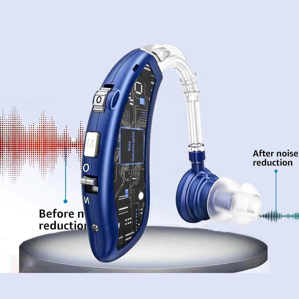Новые перезаряжаемые слуховые аппараты, беспроводной усилитель звука, невидимые наушники для пожилых людей, для глухих. Устройство для прослушивания.