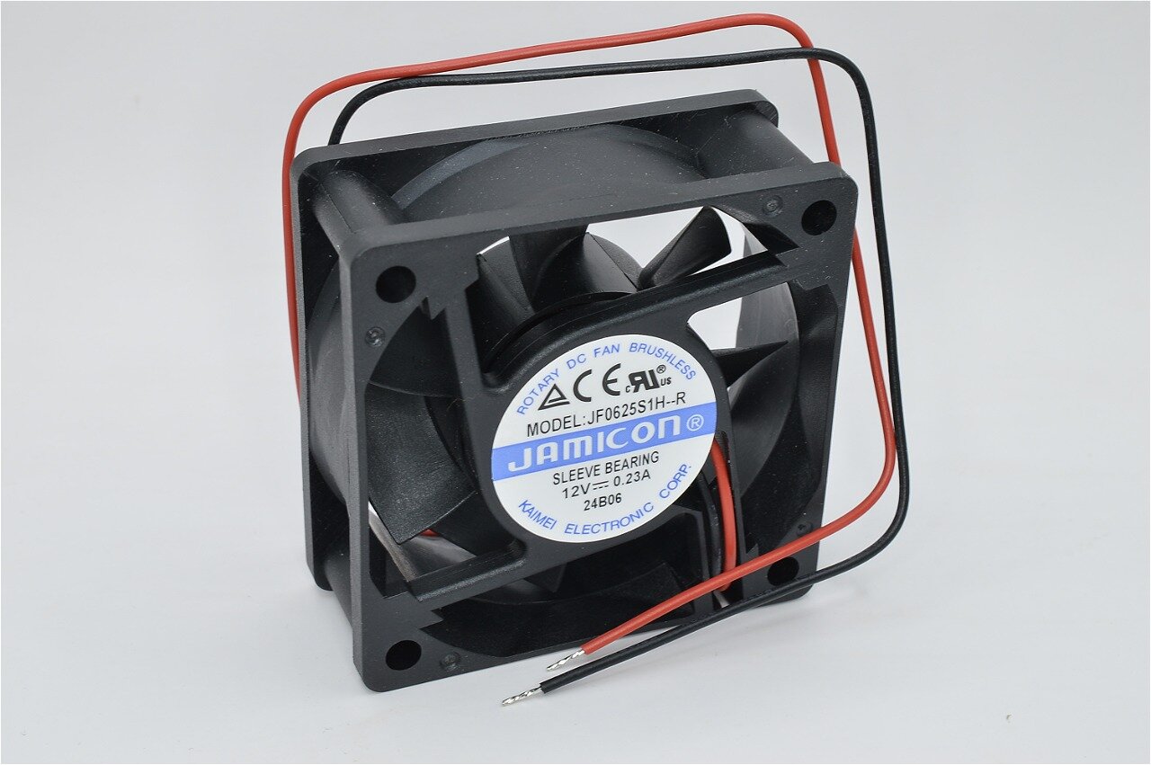 Вентилятор JAMICON JF0625S1H-R вентилятор 12В 60х60х25мм подшипник скольжения 1шт