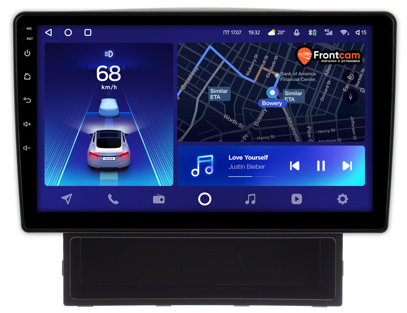 Штатная магнитола Teyes CC2 PLUS 6/128 9" RM-9384 Nissan AD 3 2006-2024 Android 10 (4G-SIM, DSP, QLed)