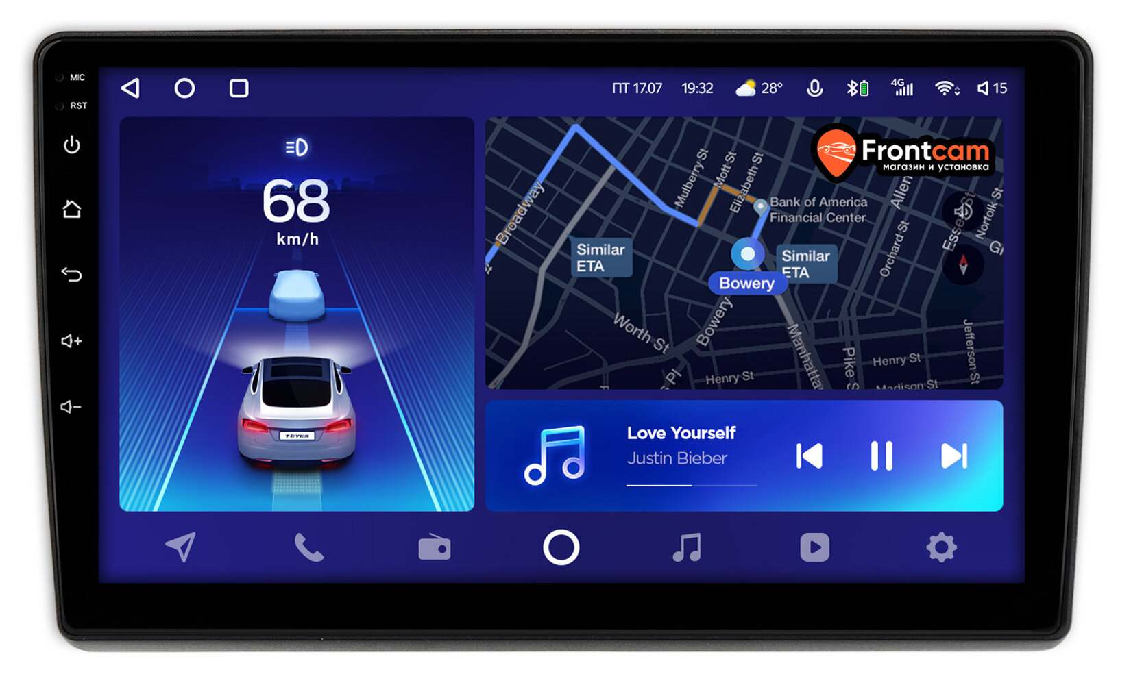 Штатная магнитола Citroen Jumper 2006-2023 (авто без магнитолы) Teyes CC2 PLUS 6/128 9" RM-9-JUMPER Android 10 (4G-SIM, DSP, QLed)