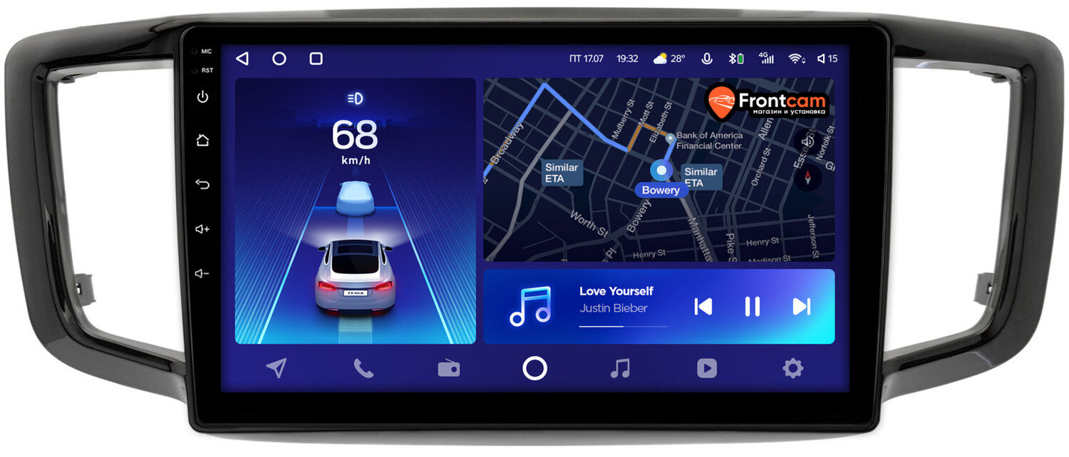 Штатная магнитола Teyes CC2 PLUS 6/128 10" RM-10-1100 Honda Odyssey 5 2017-2020 Android 10 (4G-SIM, DSP, QLed)