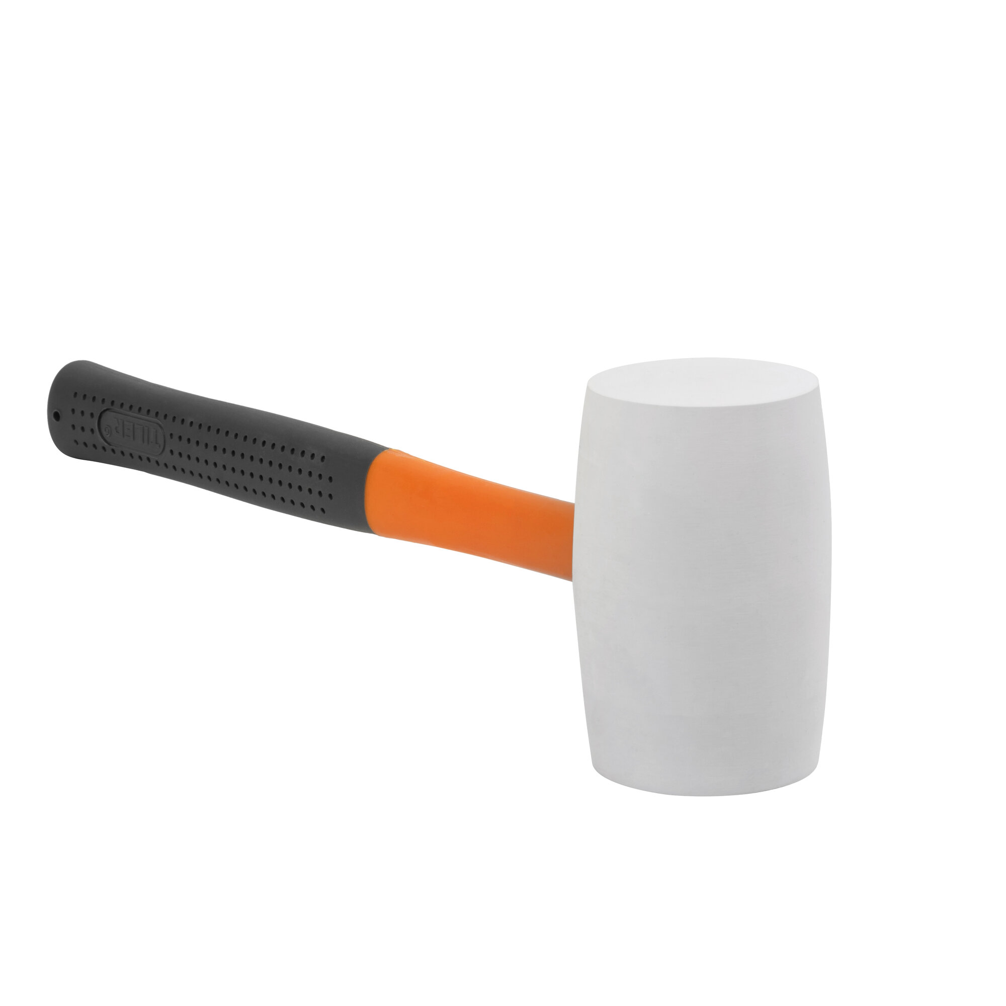 Киянка резиновая бренда Tiler, 680гр, из белой резины, арт.5032