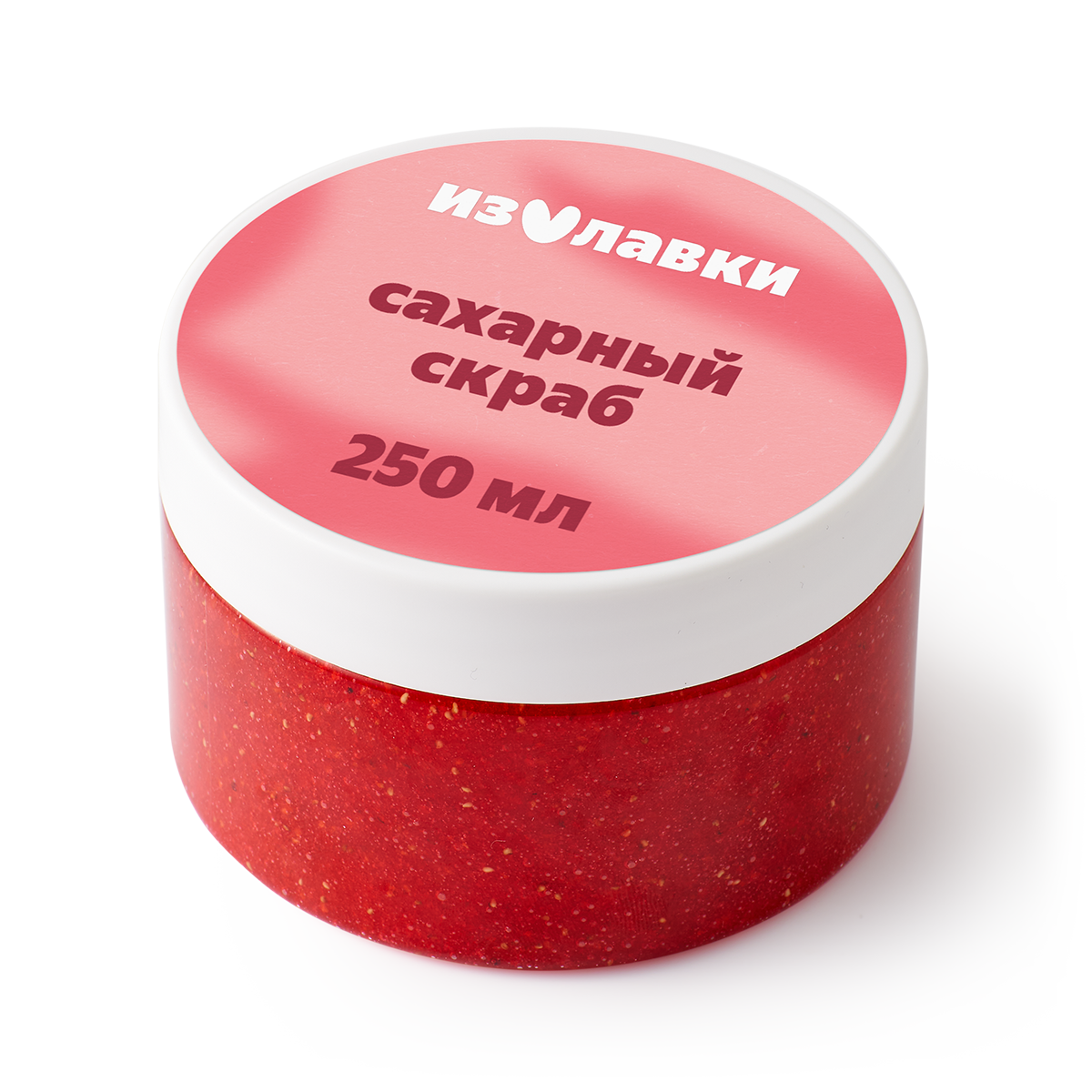 Скраб для тела с текстурой варенья «Из Лавки» с маслом персика и ароматом ванили