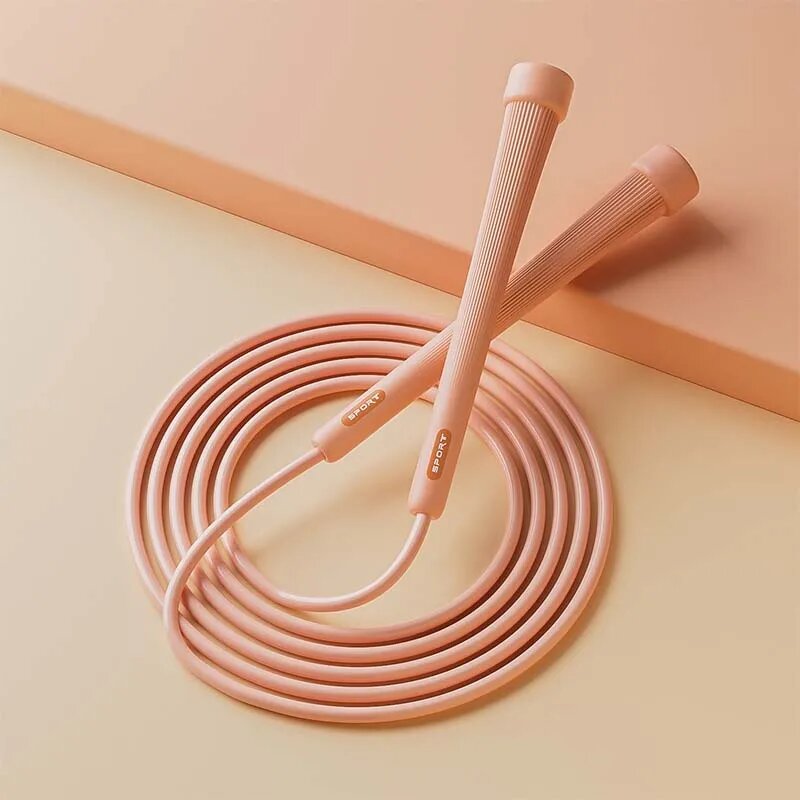 Розовая скакалка для фитнеса, регулируемая, Orange