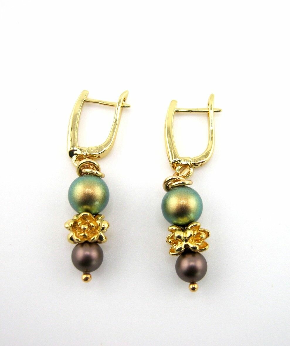 Серьги, кристаллы Swarovski