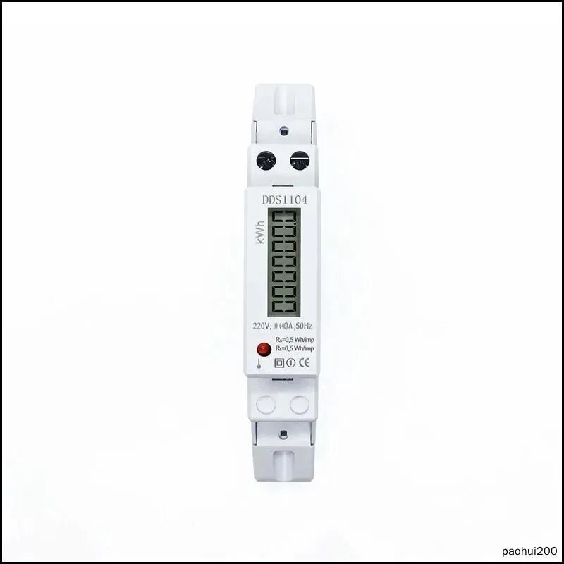 DDS1104 Однофазный модульный счетчик электроэнергии 60А для гаража, дачи