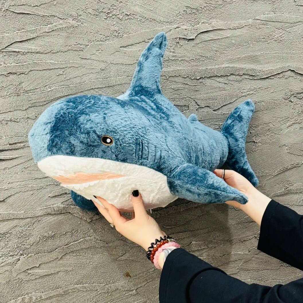 Мягкая игрушка акула 70 см ручная работа