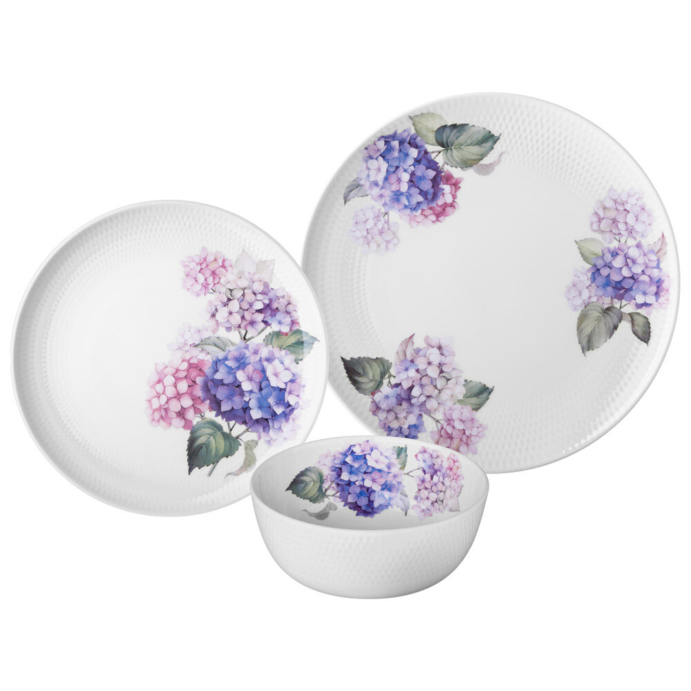 Набор посуды обеденный lefard hortensia на 4 пер. 12 пр. KSG-415-2294