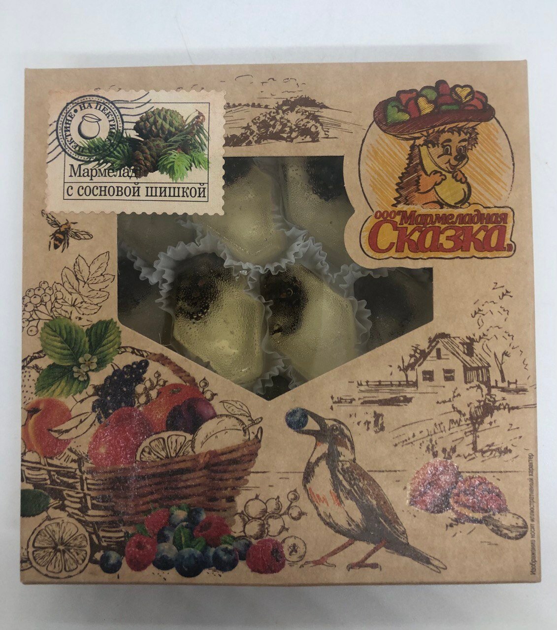 "Ассорти-"Мармелад с сосновой шишкой ". 200 г.