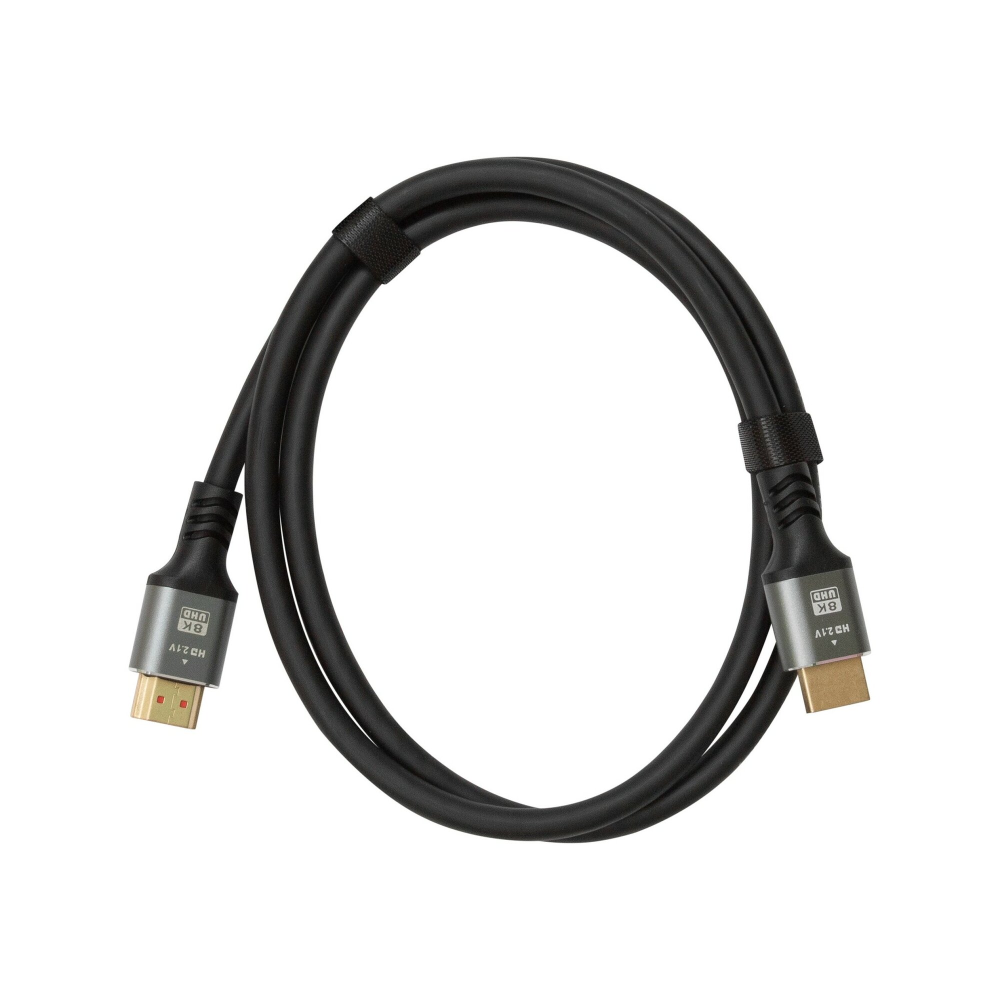 Bion Expert Кабели HDMI DVI DP Bion Кабель HDMI v2.1, 19M 19M, 3D, 8K UHD, экран, 1 м, черный BXP-HDMIV21-1M