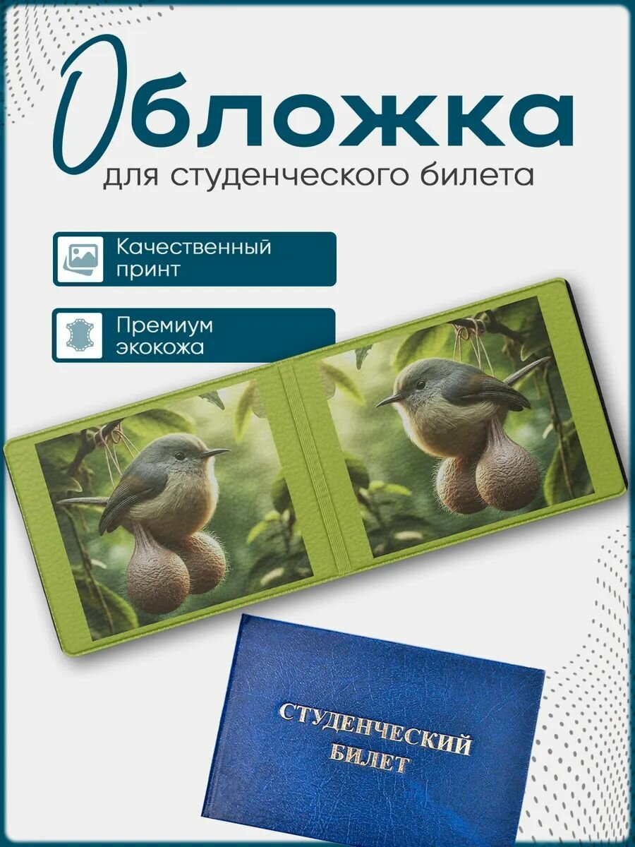 Обложка для студенческого билета STKRZ