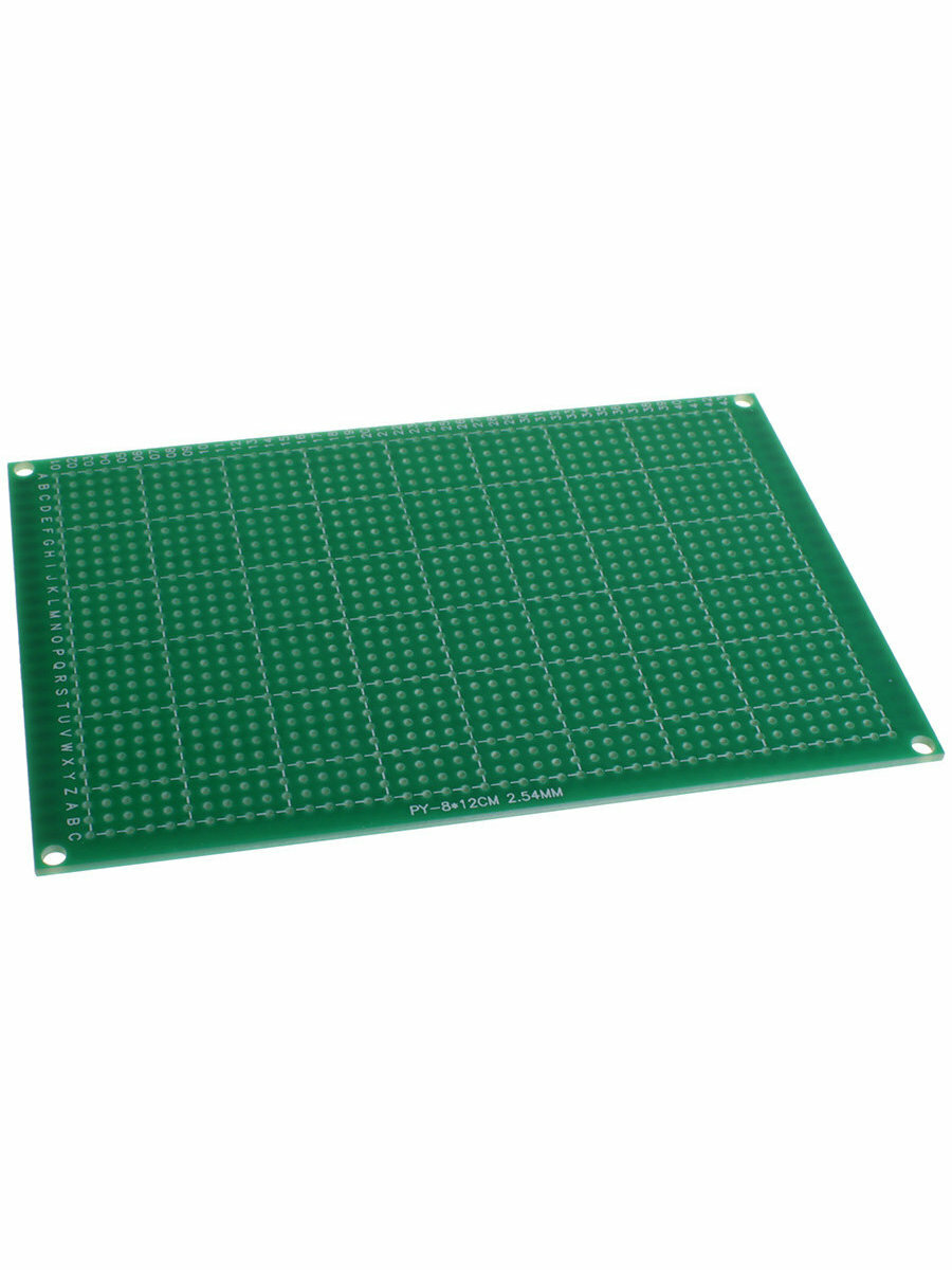 Макетная плата 80*120мм PCB G49 2.54мм односторонняя