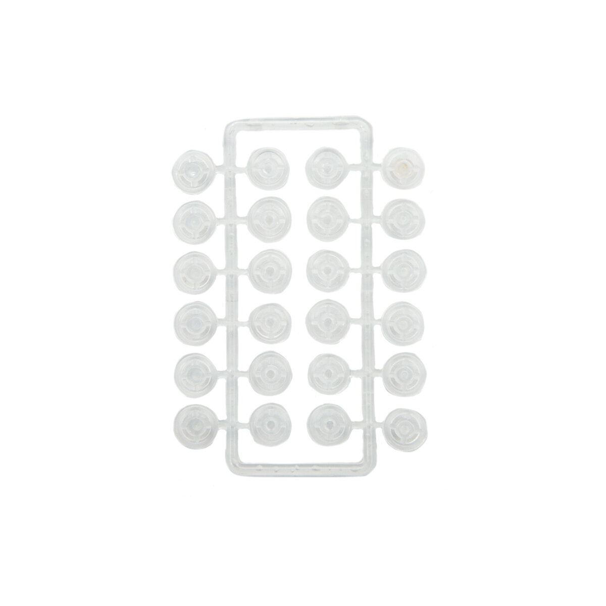 512100 Кнопки для легких тканей, прозрачные, 7 мм, Hobby&Pro, упак/12 шт