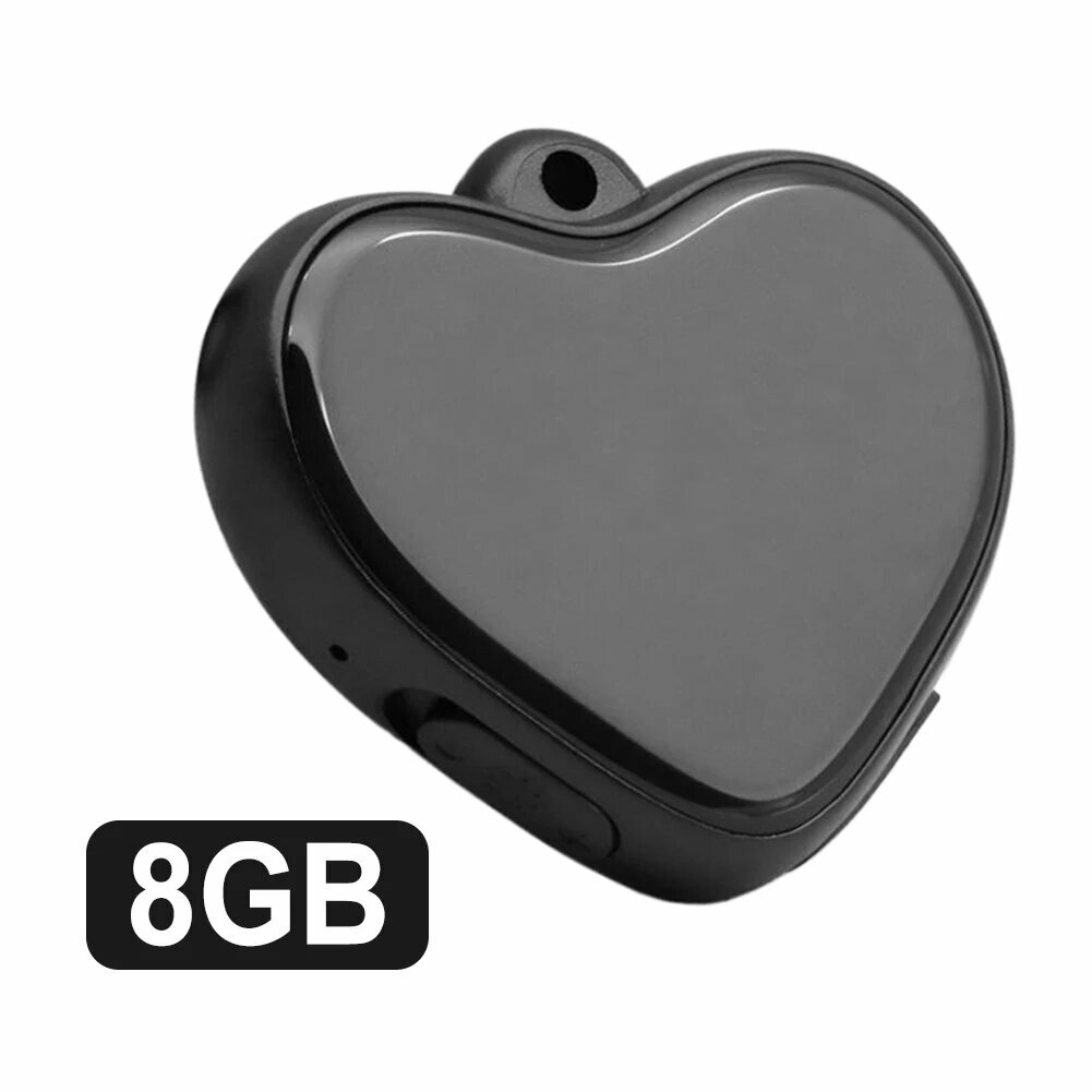 Диктофон-кулон сердце 8GB
