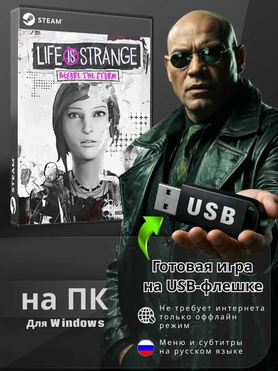 Игра Life is Strange Before the Storm (2017) на USB флешке для ПК