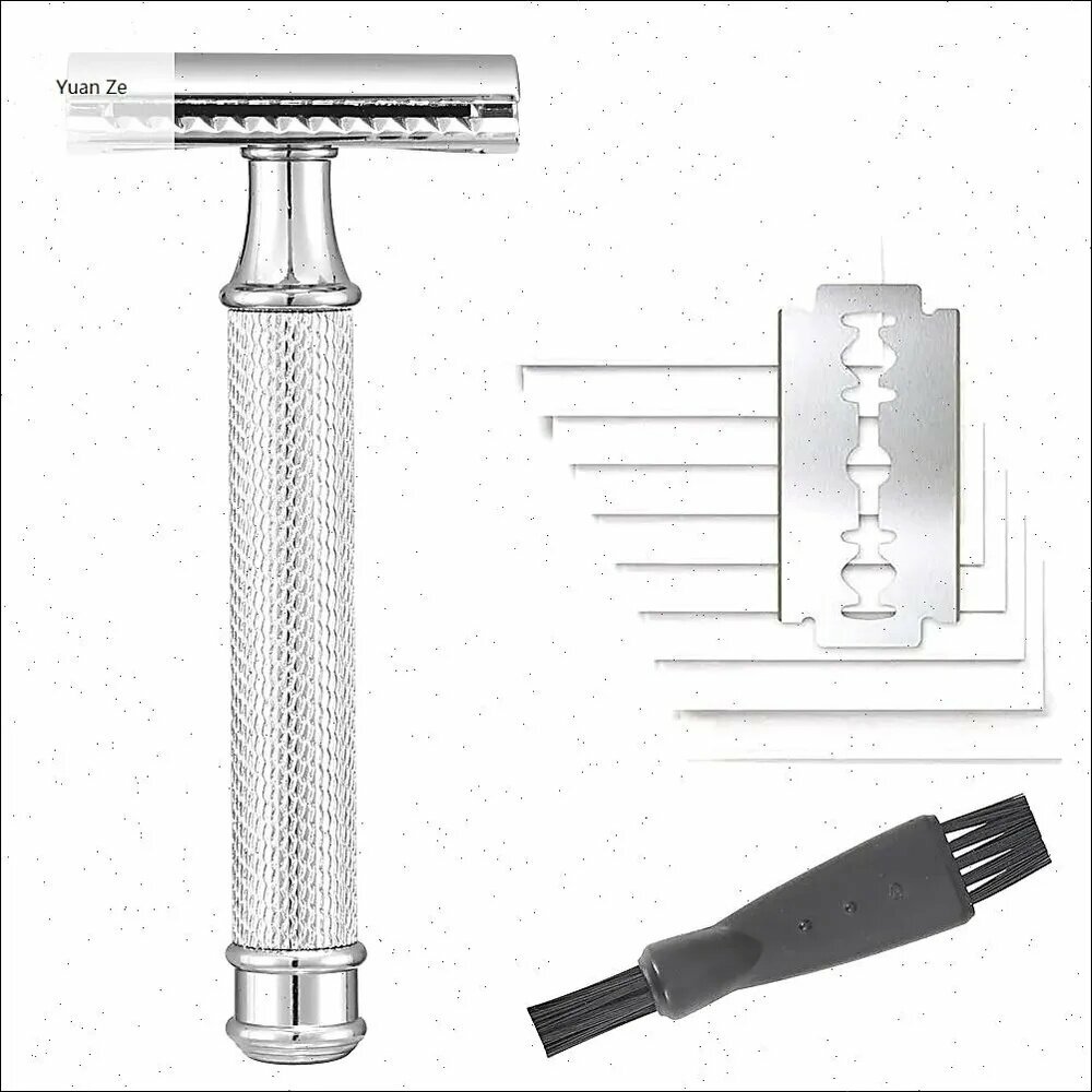 Т-образная бритва Muehle Traditional R 89, хром, closed comb