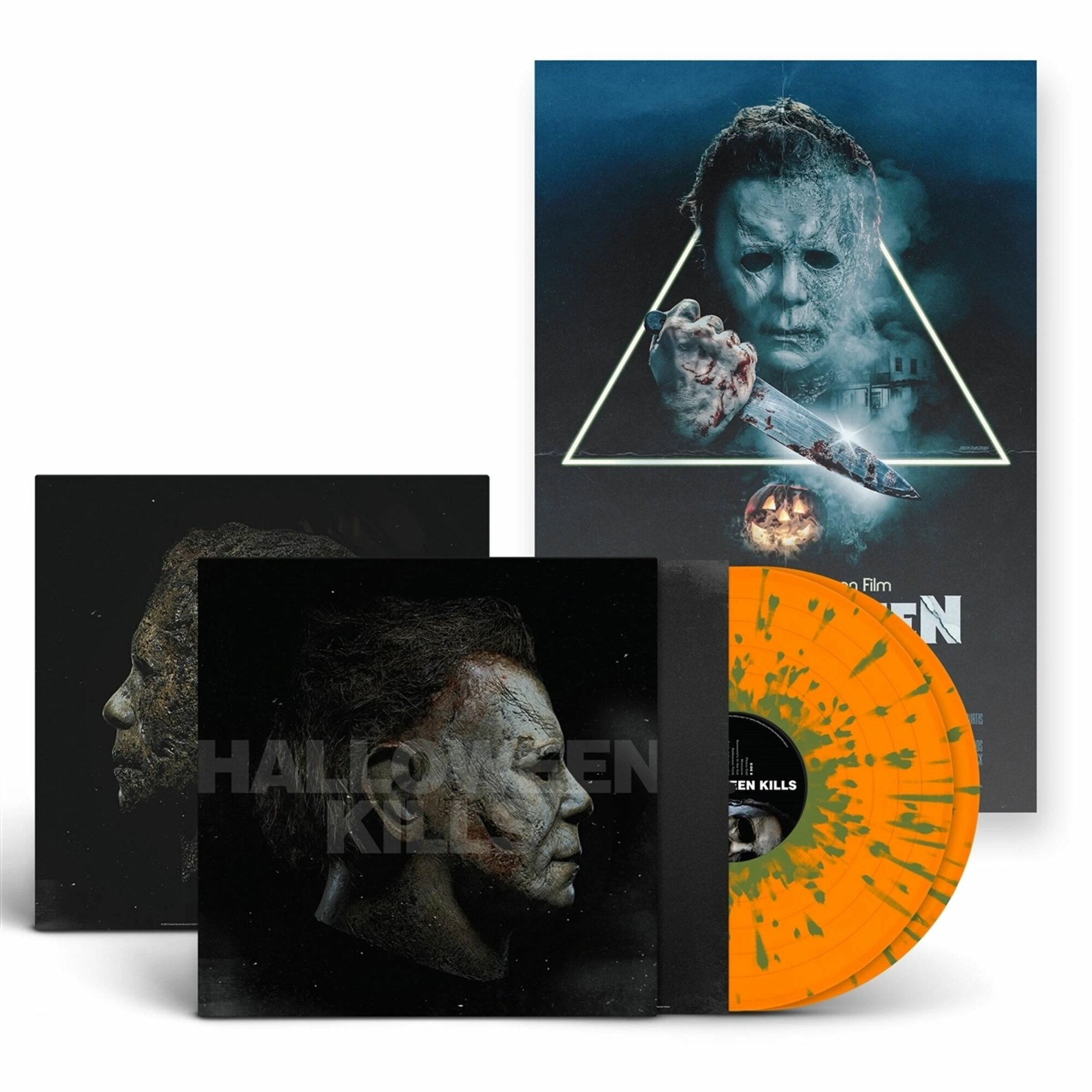 Виниловая пластинка OST - Halloween Kills (John Carpenter & Daniel Davies) (2LP, Оранжево-зеленый сплаттер-винил) Limited, 2025