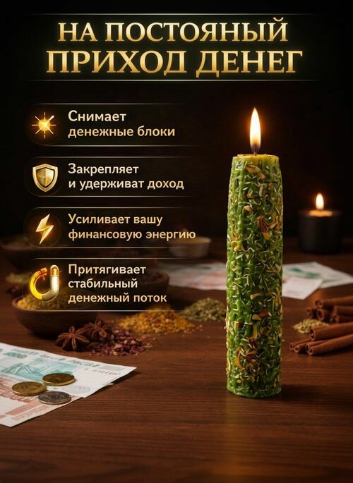 Свечи Денежный вихрь