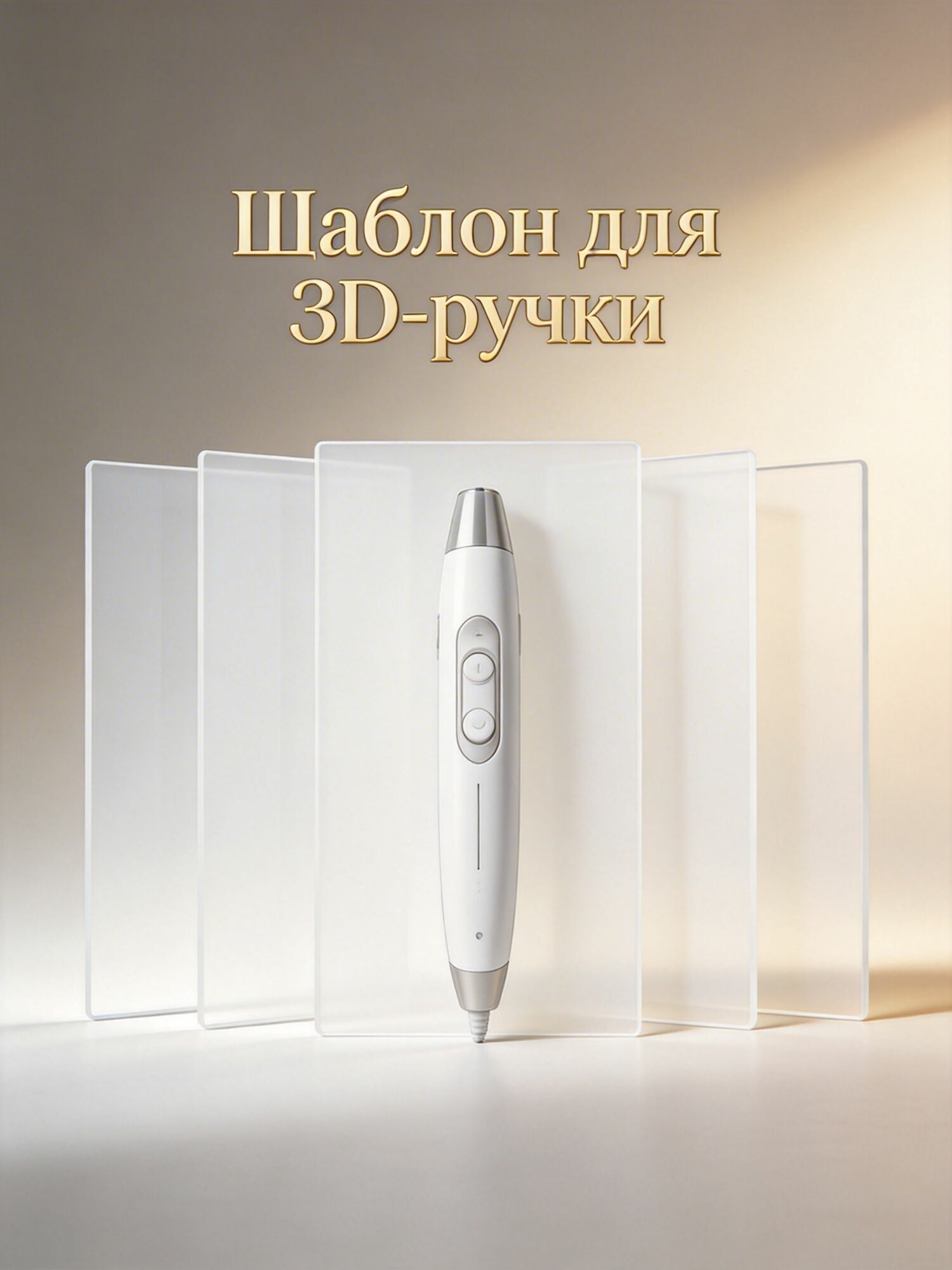 Трафареты из прозрачного пвх для 3d-ручек, набор из 5 листов для творческого использования
