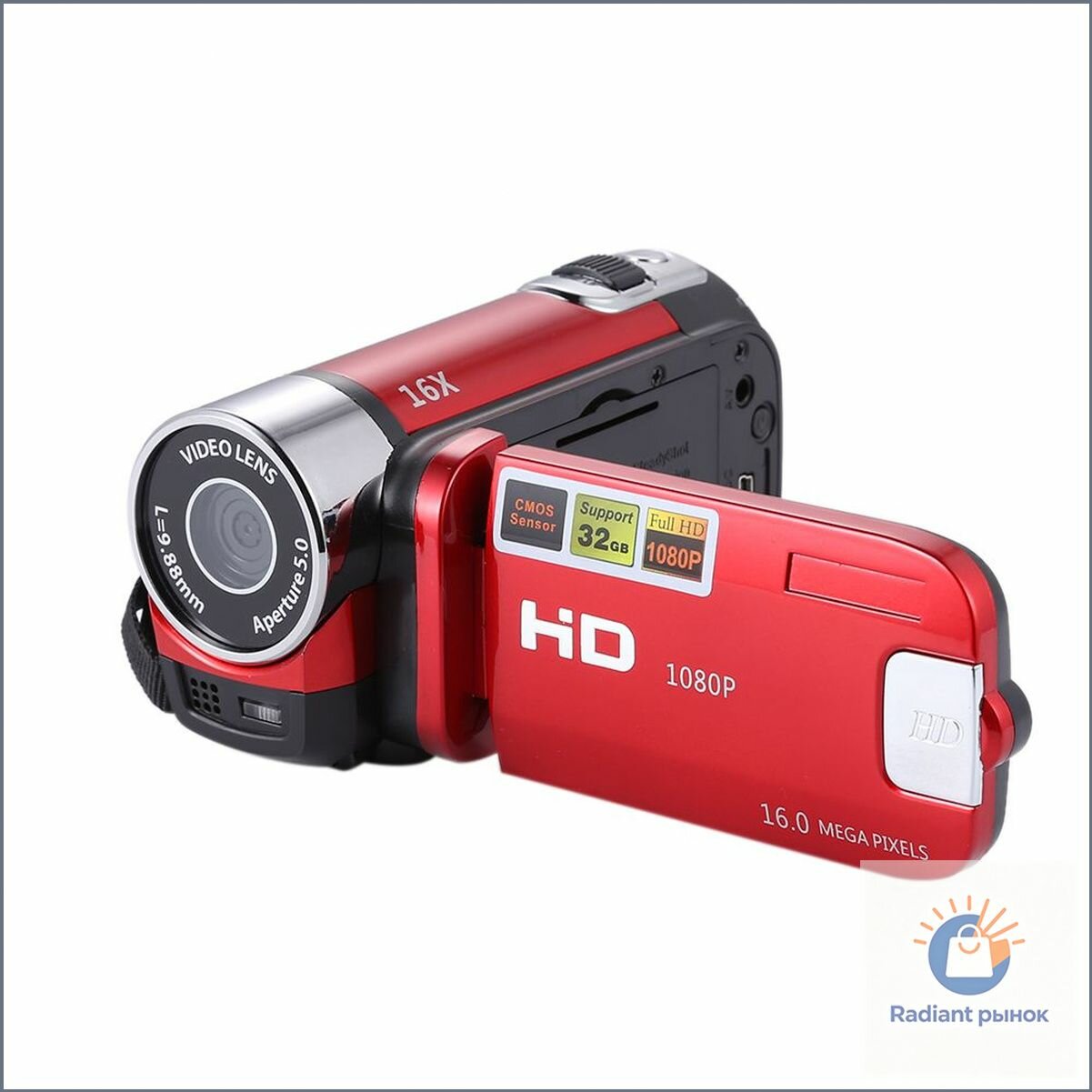Цифровая видеокамера Full HD 1080P 32GB 16x Zoom Mini видеокамера DV камера