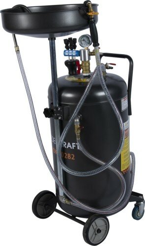 Маслосборная установка WiederKraft WDK-89282 80л c воронкой и откачкой через щуп в0000128348