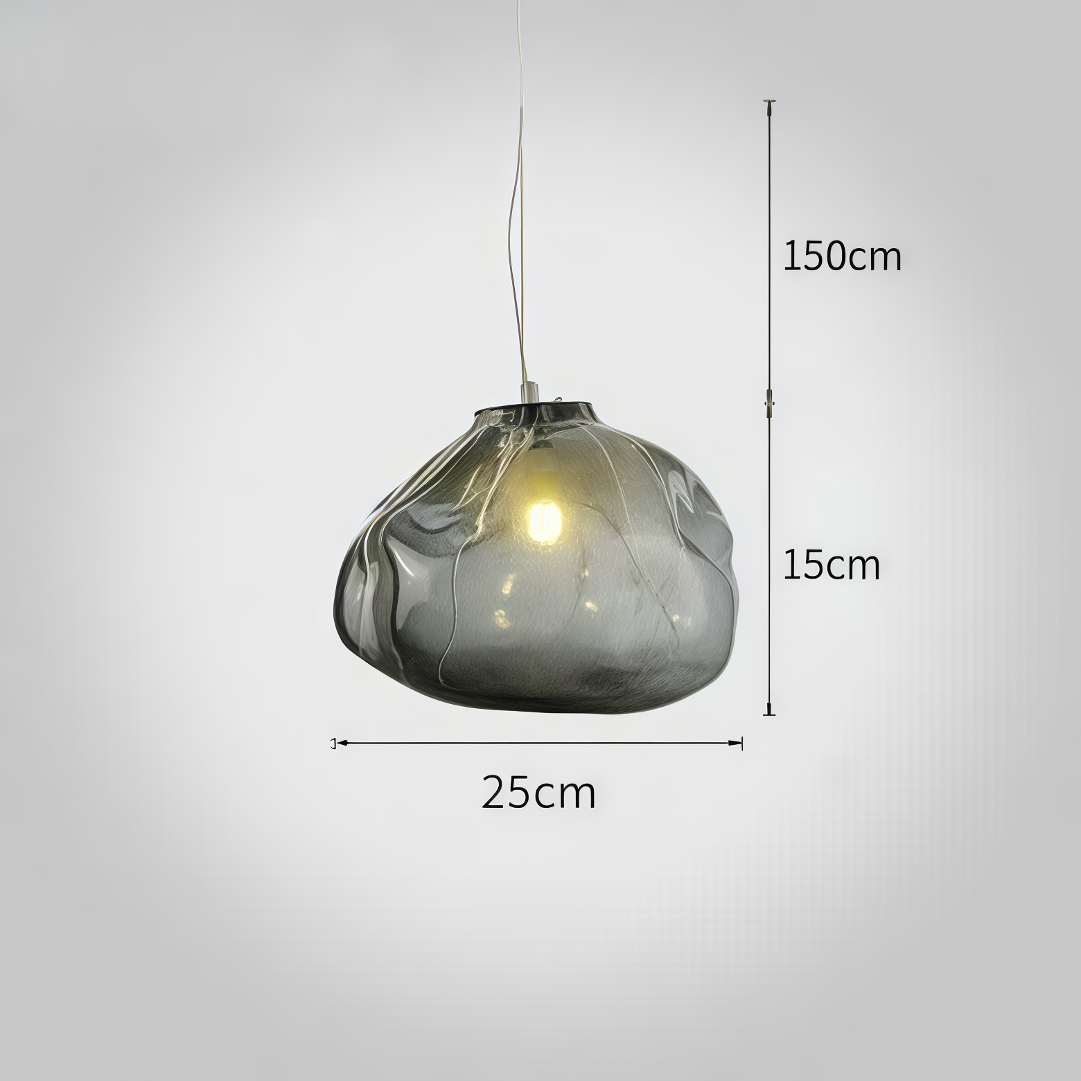 Люстра Clear Lighting, E27, светодиодная, 25см, для интерьера кафе и ресторанов
