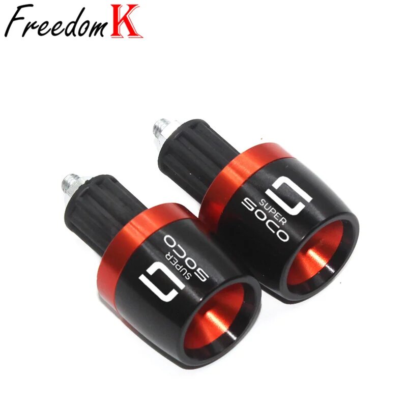Для Super Soco TC Max/50/Wanderer TS 50 2020 2021 7/8 дюйма 22 мм CNC мотоциклетные ручки с Orange 1