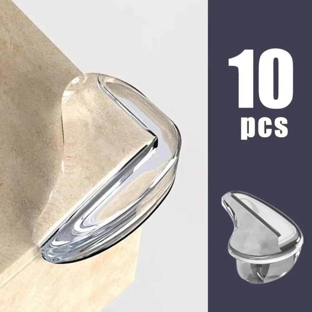 Защитные уголки для мебели серебряные 10 шт. Waterdrop