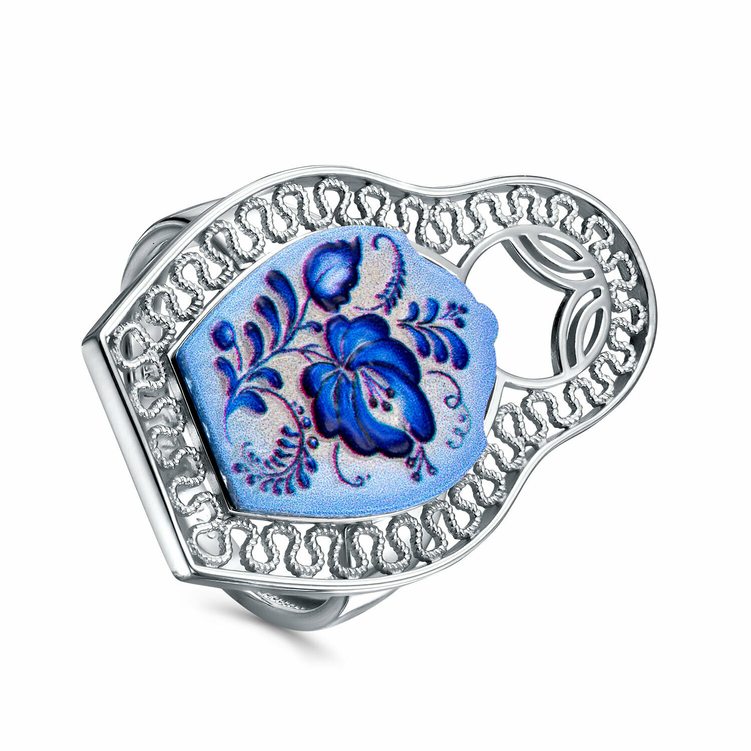 Кольцо, серебро, 925 проба