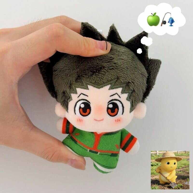 Плюшевая кукла-брелок Охотник х Охотник Киллуа Гон Хисока 10CM / Hunter x Hunter Killua Gon Hisoka 10CM