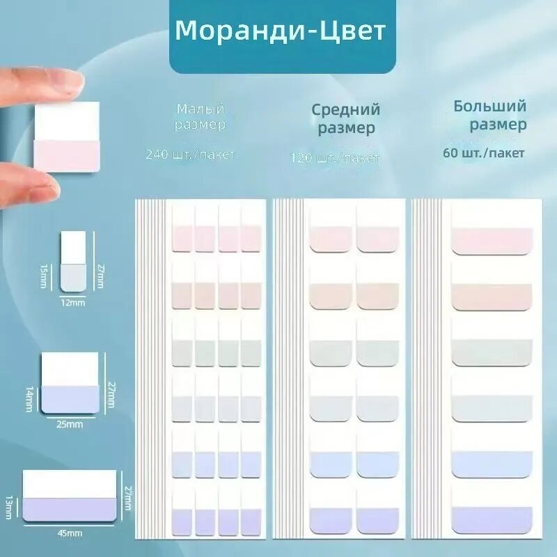 Этикетка для печати, для контроля срока годности 1.2 x 27 см, 240 шт.