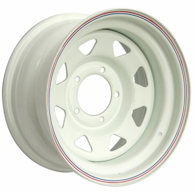 Штампованный колесный диск Off-Road Wheels УАЗ 8x16/5x139,7 ET-3 D110 Белый