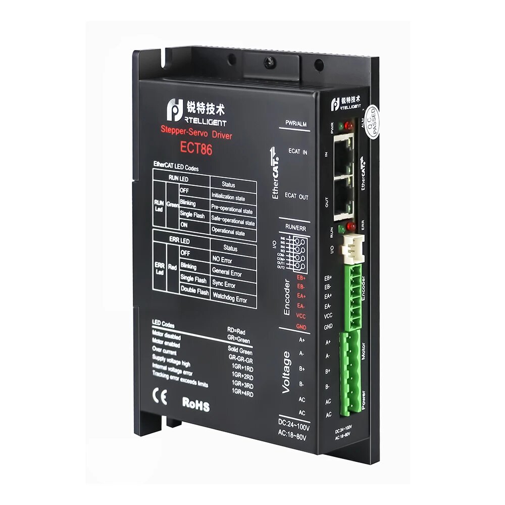 Шаговый драйвер Rtelligent ECT86 (closed loop) Nema 34