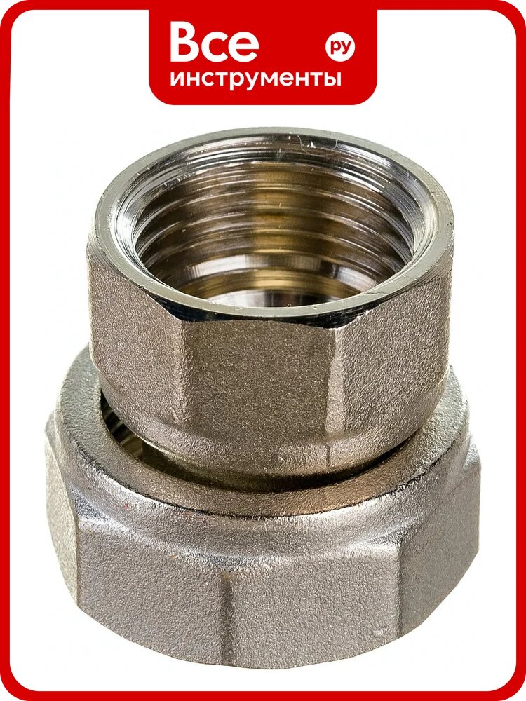 Прямой полусгон с накидной гайкой VALTEC ВН, 3/4х1/2 VTr.614. N.0504