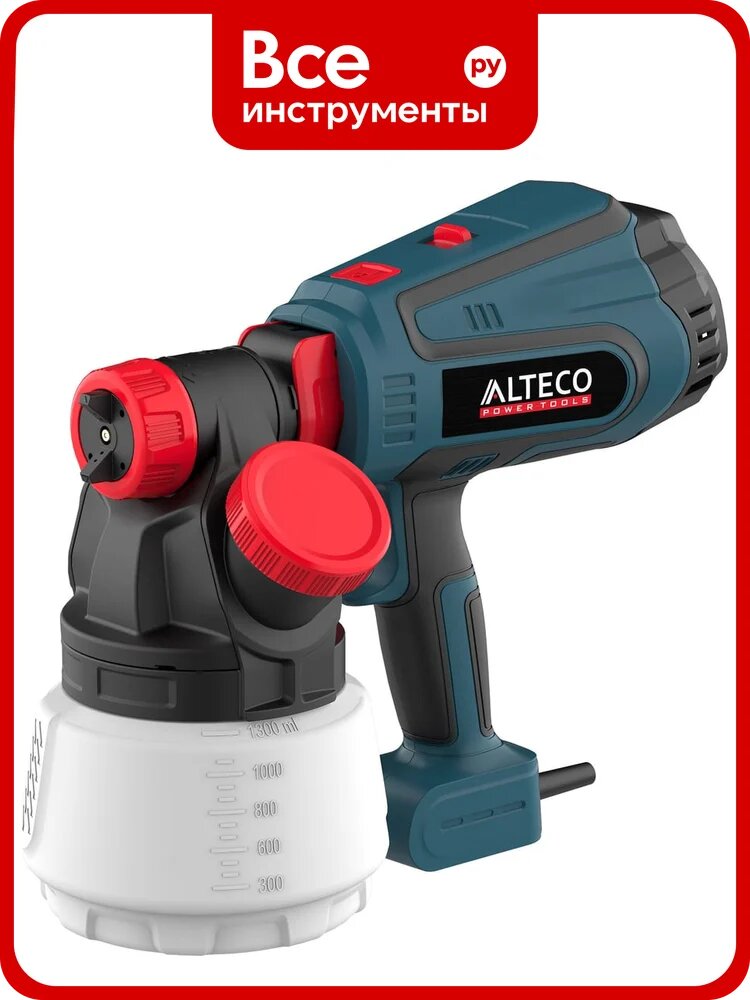 Краскораспылитель ALTECO SG 2207 F 79682 HVLP‑распылитель с латунным соплом для покрытий на водной основе и эмалях