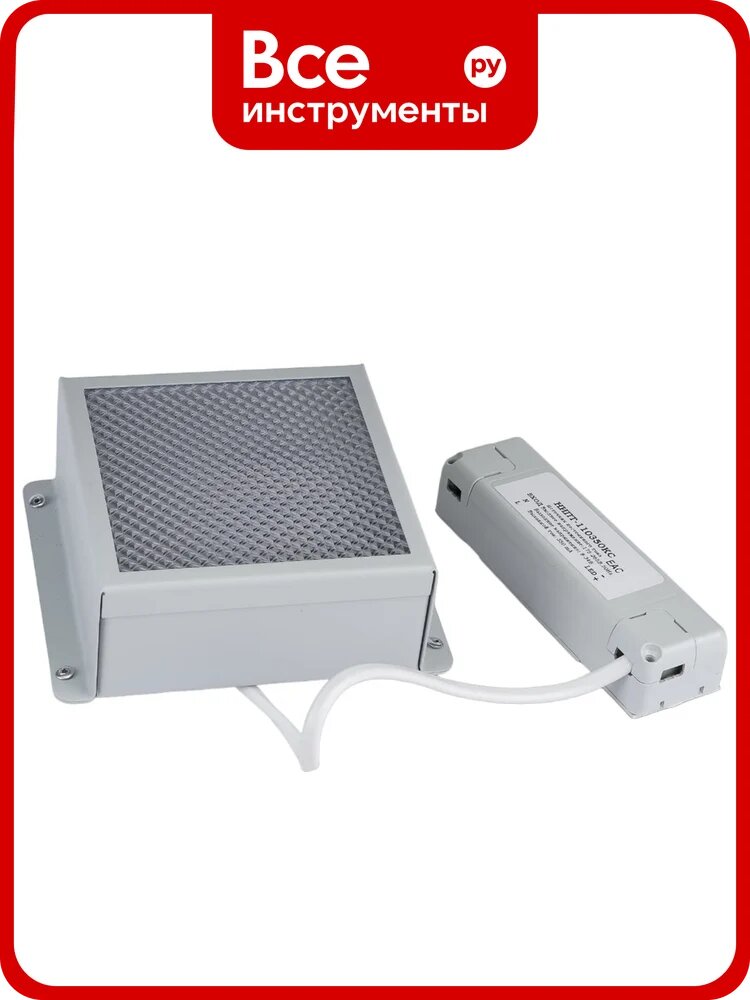 Светодиодный потолочный встраиваемый светильник Uniel ULP-1010 7W, 4000К, IP40, GRILYATO WHITE UL-00007426