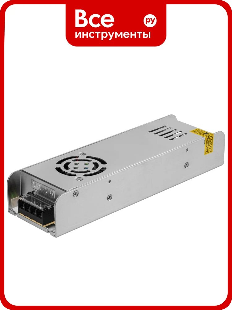 Блок питания для светодиодных лент и модулей 12v 360Вт TDM ELECTRIC 12В, IP20, металл, узкий