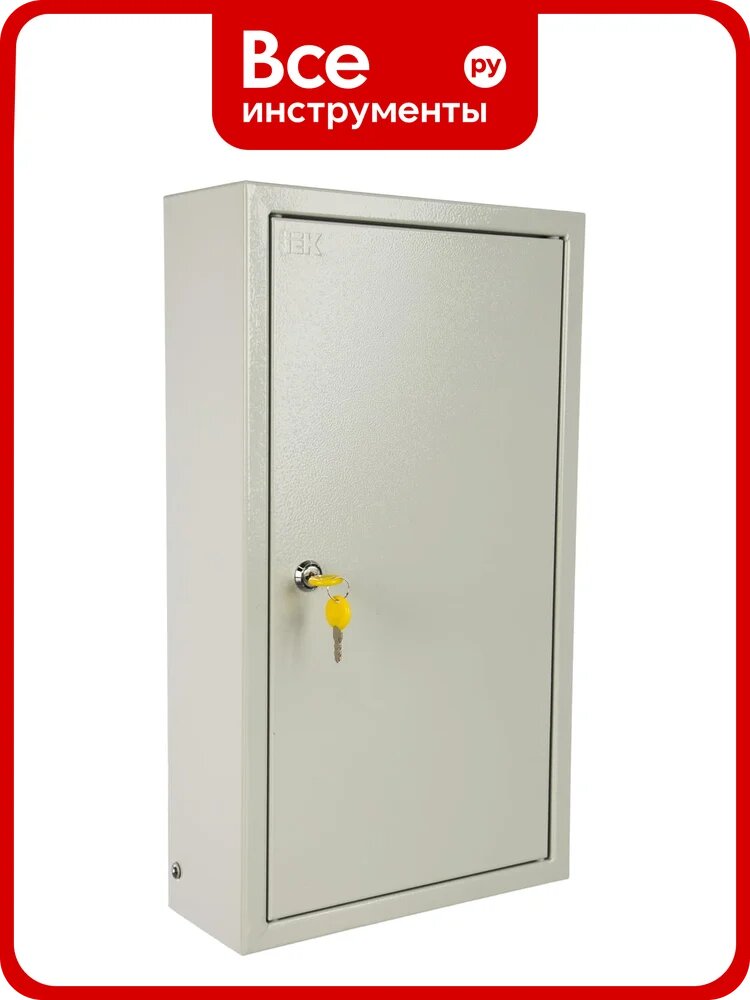 Металлический корпус IEK ЩРн-36з-1 УХЛ3 IP31 ИЭК MKM14-N-36-31-Z, стальная навесная серого цвета с замком, защита