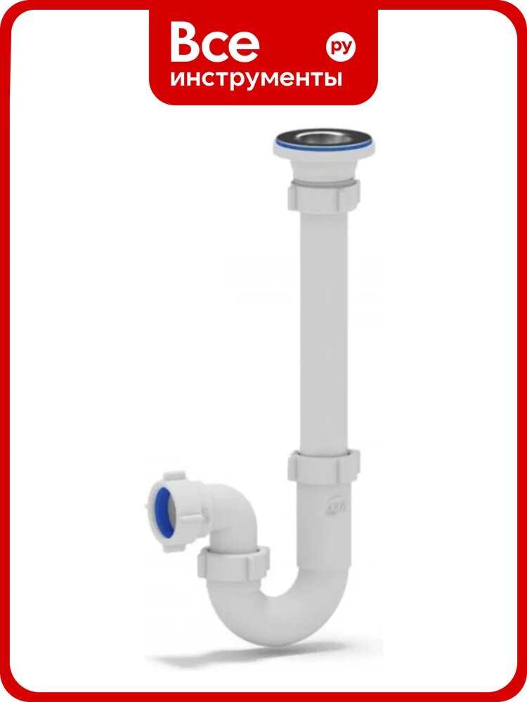 Сифон АНИ Пласт Ани 1 1/240 прямоточны й сотв ст. м. с г/т 40x40 DB1000