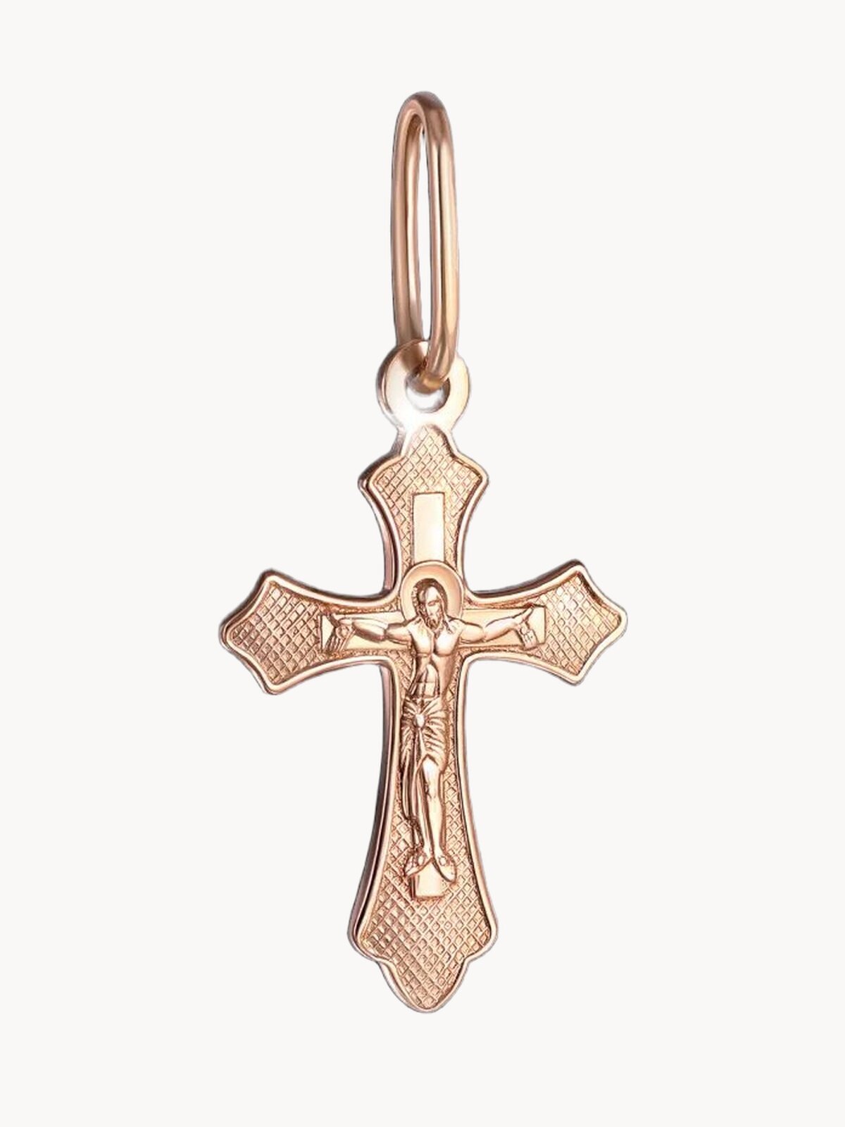 Подвеска, красное золото, 375 проба, тиснение