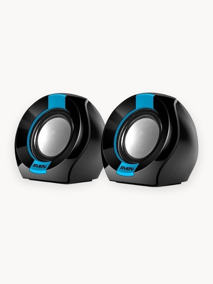 Колонки Sven 150, чёрный-синий (SV-013509)