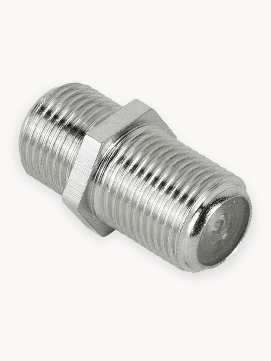 F разъём гнездо-гнездо Rexant 05-4201-6 бочка TV Connector переходник для коаксиального кабеля 6.8мм