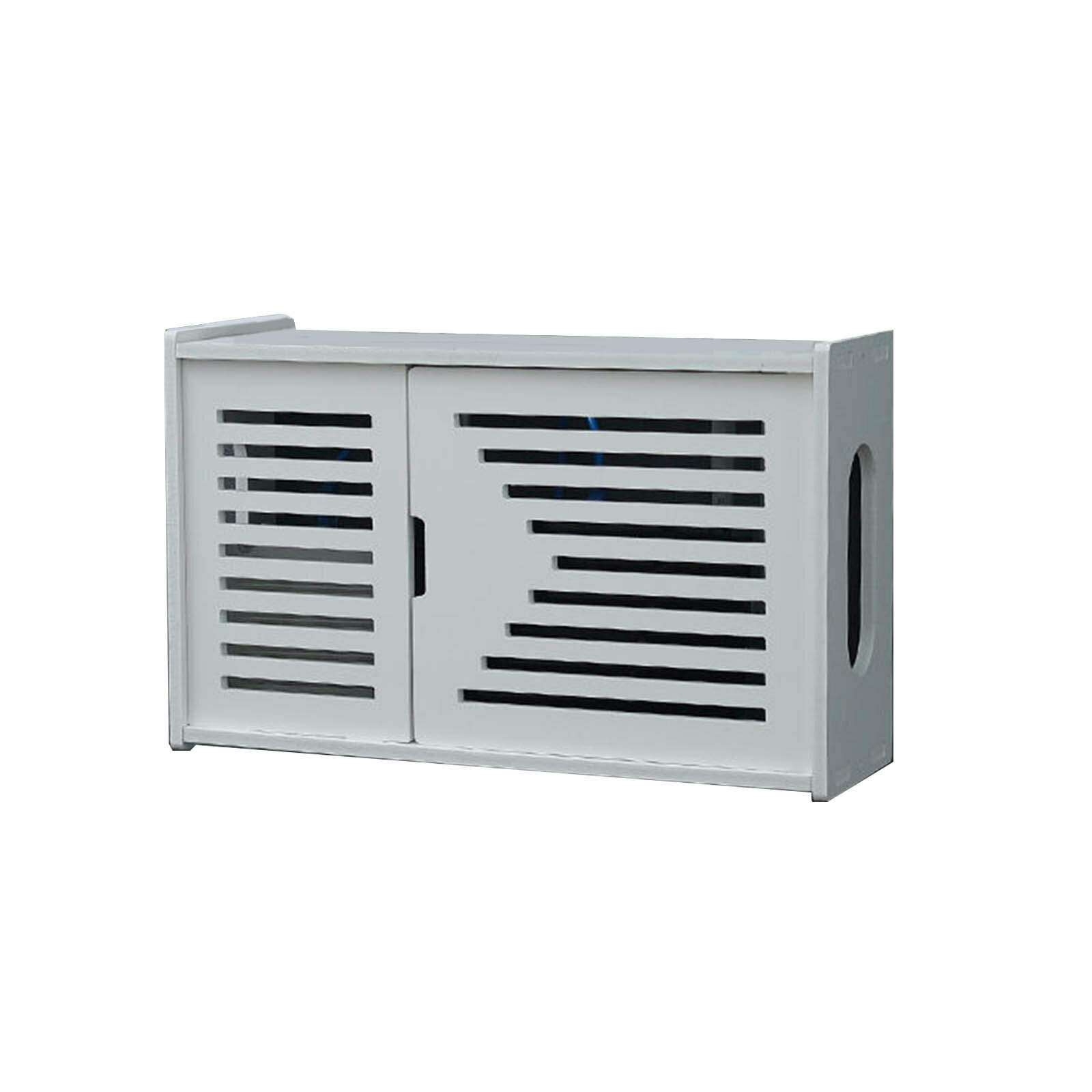 Wifi Роутер Ящик для хранения Настенная подвесная полка Деревянный Кронштейн Бесплатный Органайзер для перфорации