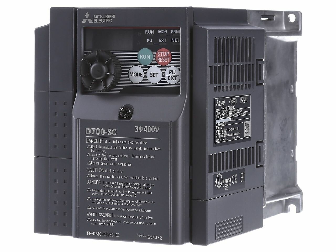 Преобразователь частоты Mitsubishi FR-D740-050SC-EC 380-480 В 2,2 кВт 5 А 247604